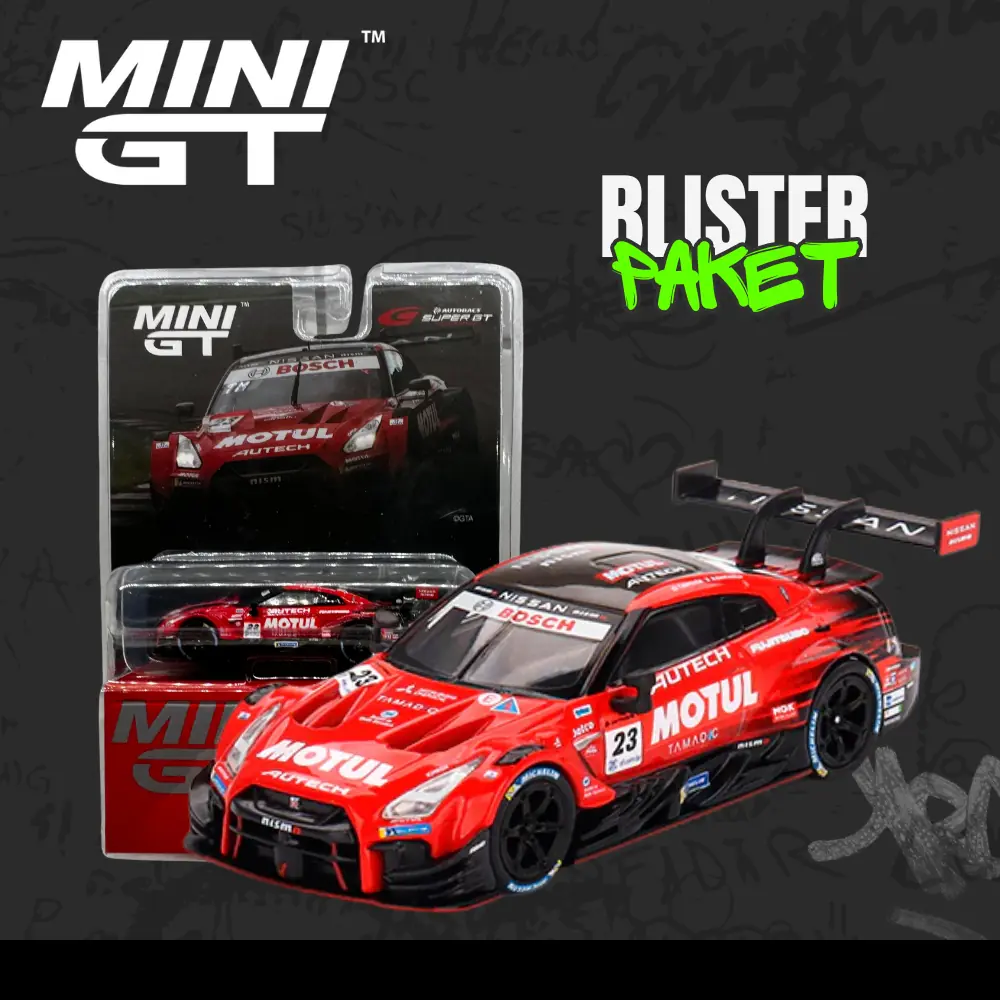 Mini GT 595 Japan Exclusive Nissan GT-R Nismo Motul Super GT GT500 #23 ...