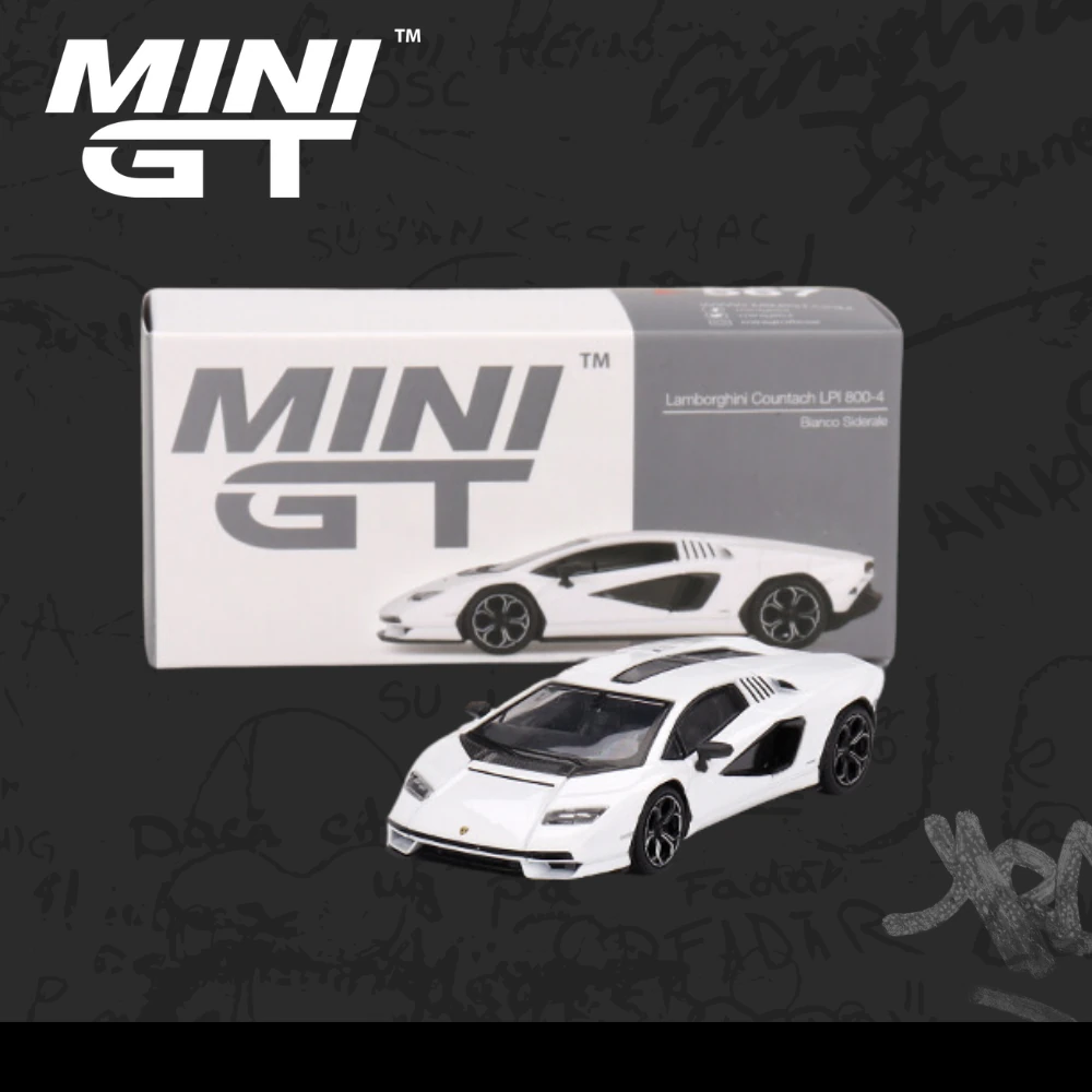 Mini Gt 567 Lamborghini Countach LPI 800-4 Bianco Siderale