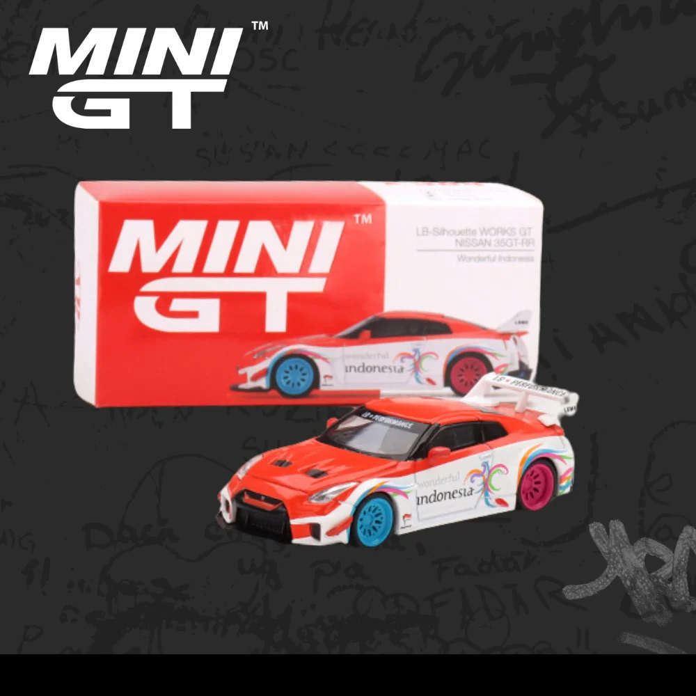 Mini Gt 384 LB-Silhouette WORKS GT NISSAN 35GT-RR Ver.1 Wonderful Indonesia