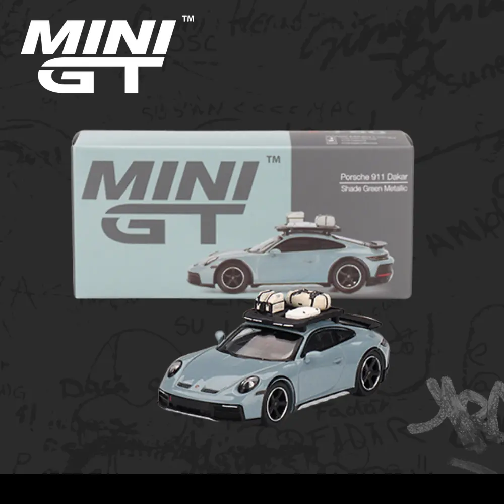 Mini Gt 780 Porsche 911 Dakar Shade Green Metallic