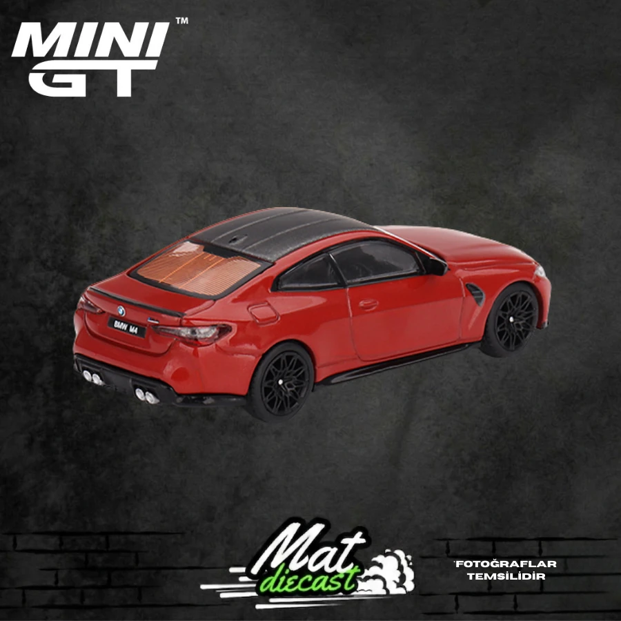 MINIGT 566 BMW M4 Competition (G82) Toronto Red Metallic