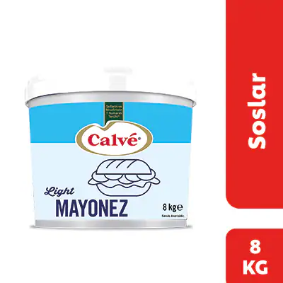 Calve Az Yağlı Mayonez 8 KG