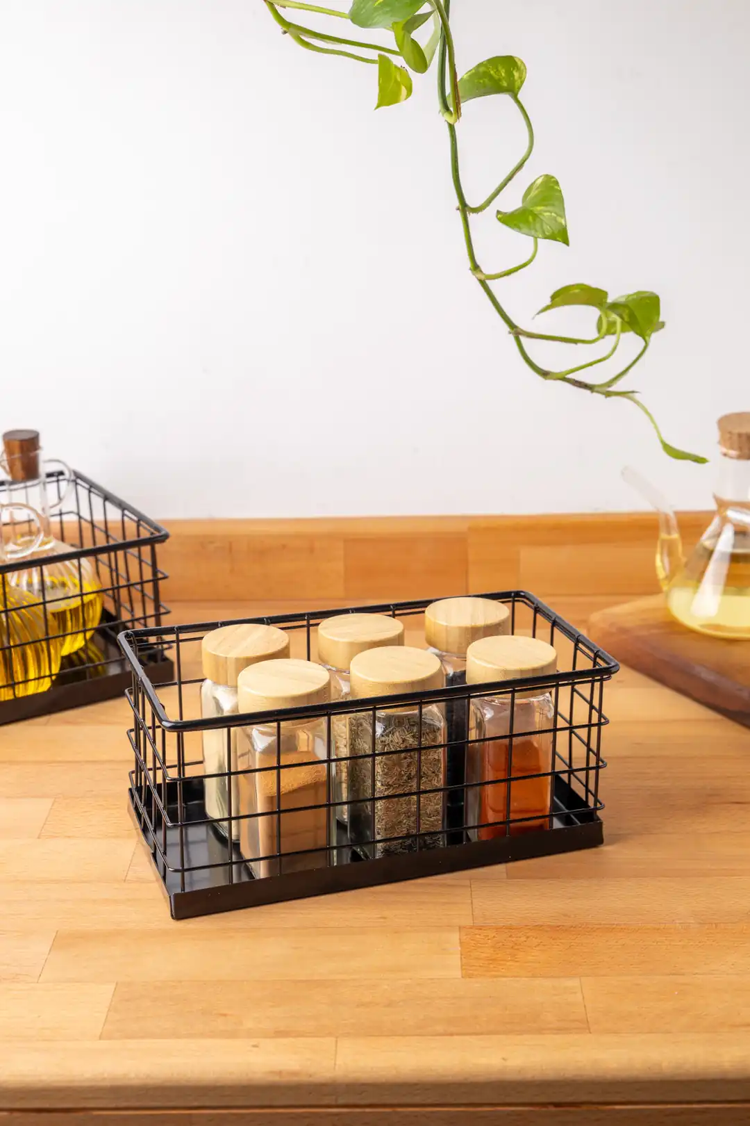 Marta Telli Dikdörtgen Organizer Siyah Orta