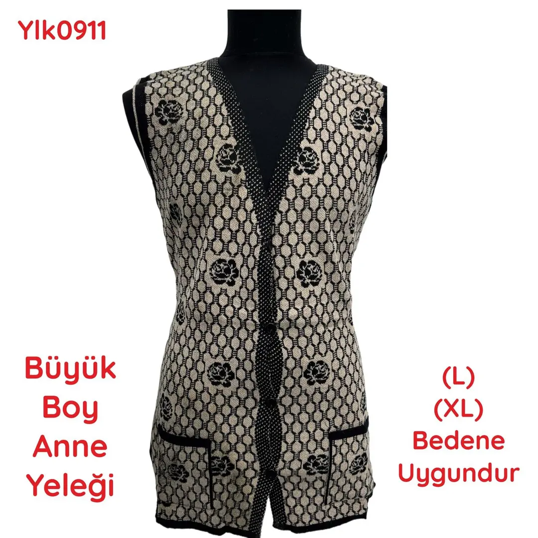 ZO-033 Büyük Boy Anne Yelegi Toptan Yazma