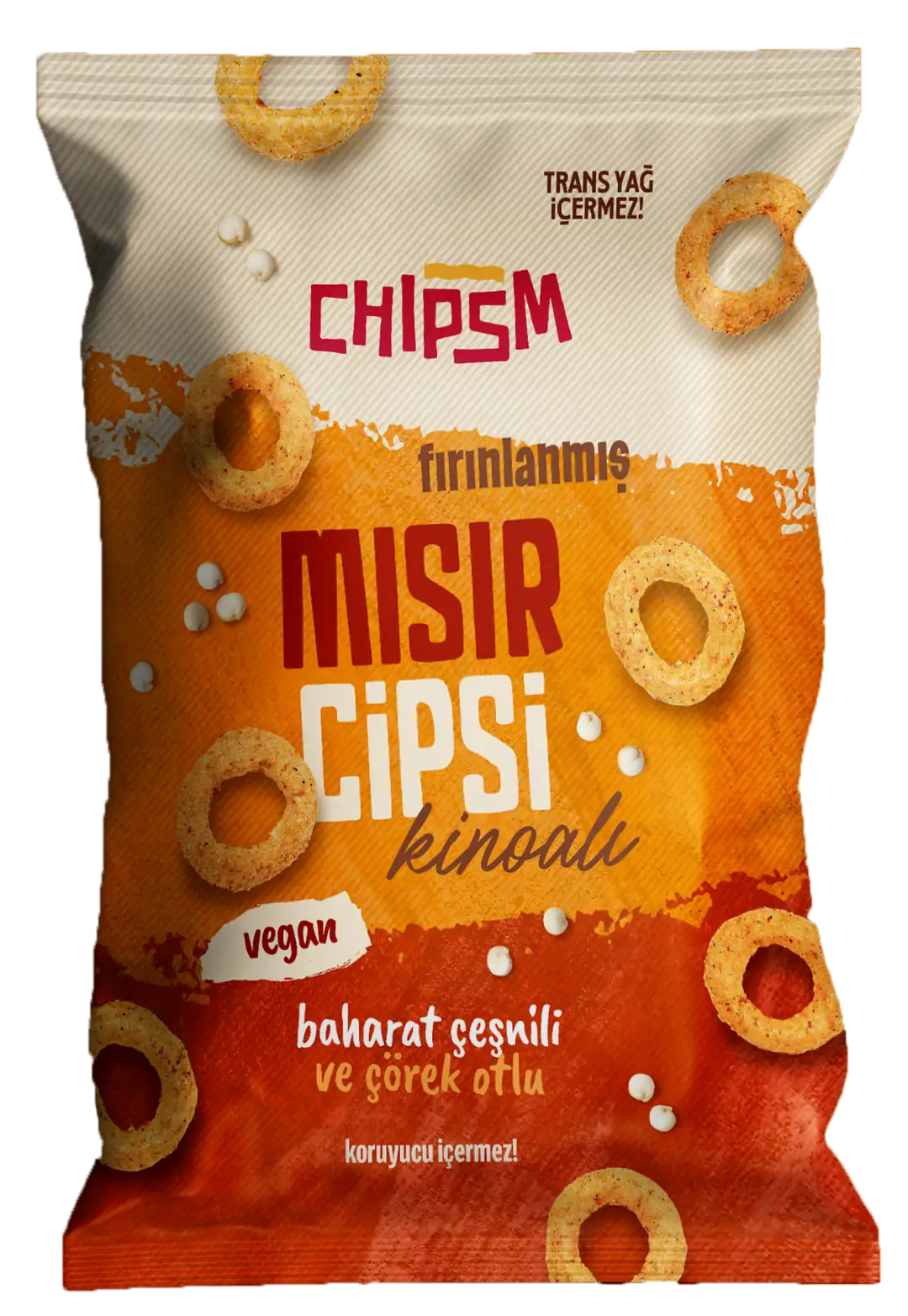CHIPSM Mısır Cips Baharatlı Kinoalı 5'li