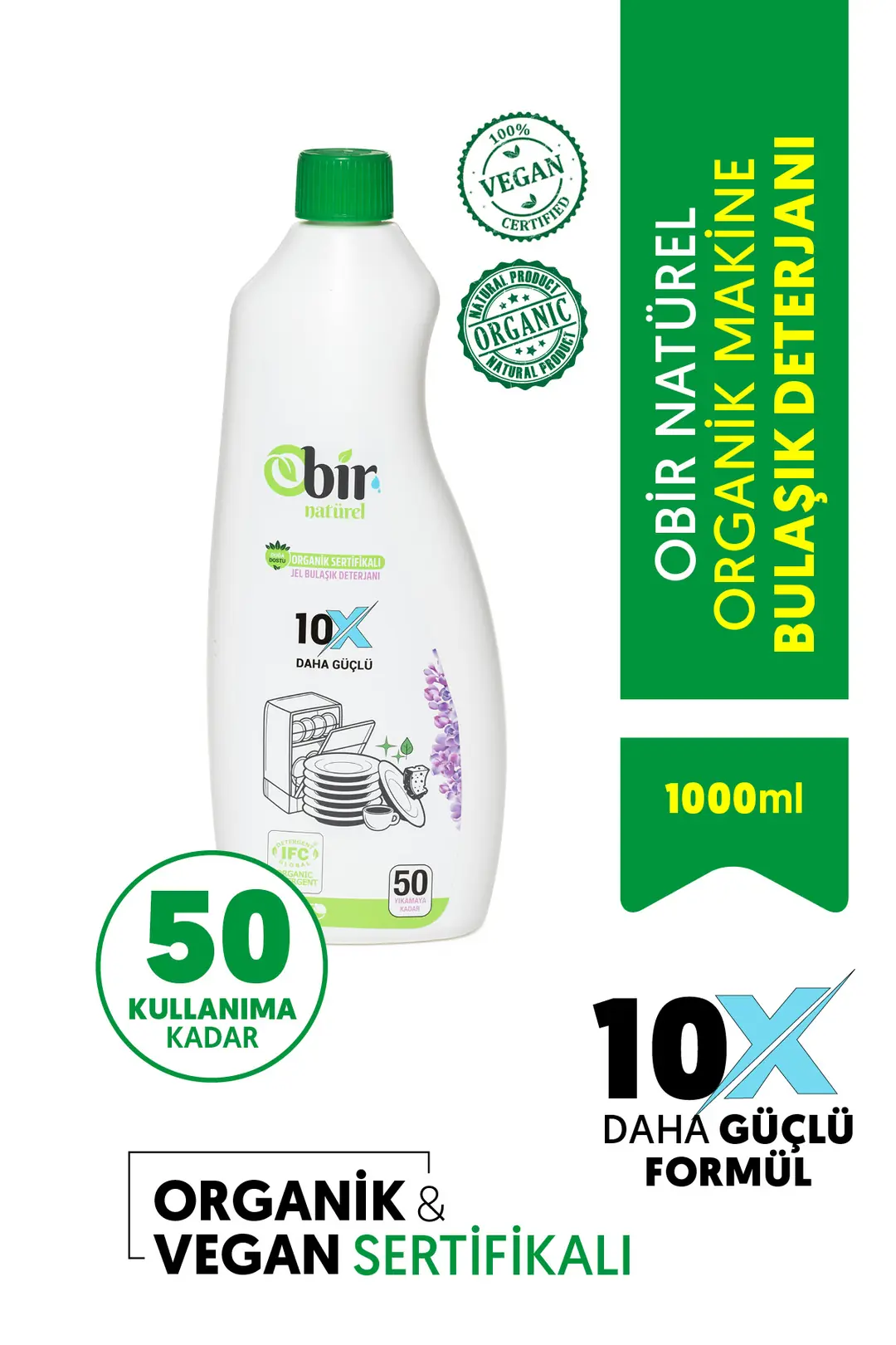 Obir Naturel Bulaşık Matik 1 LT