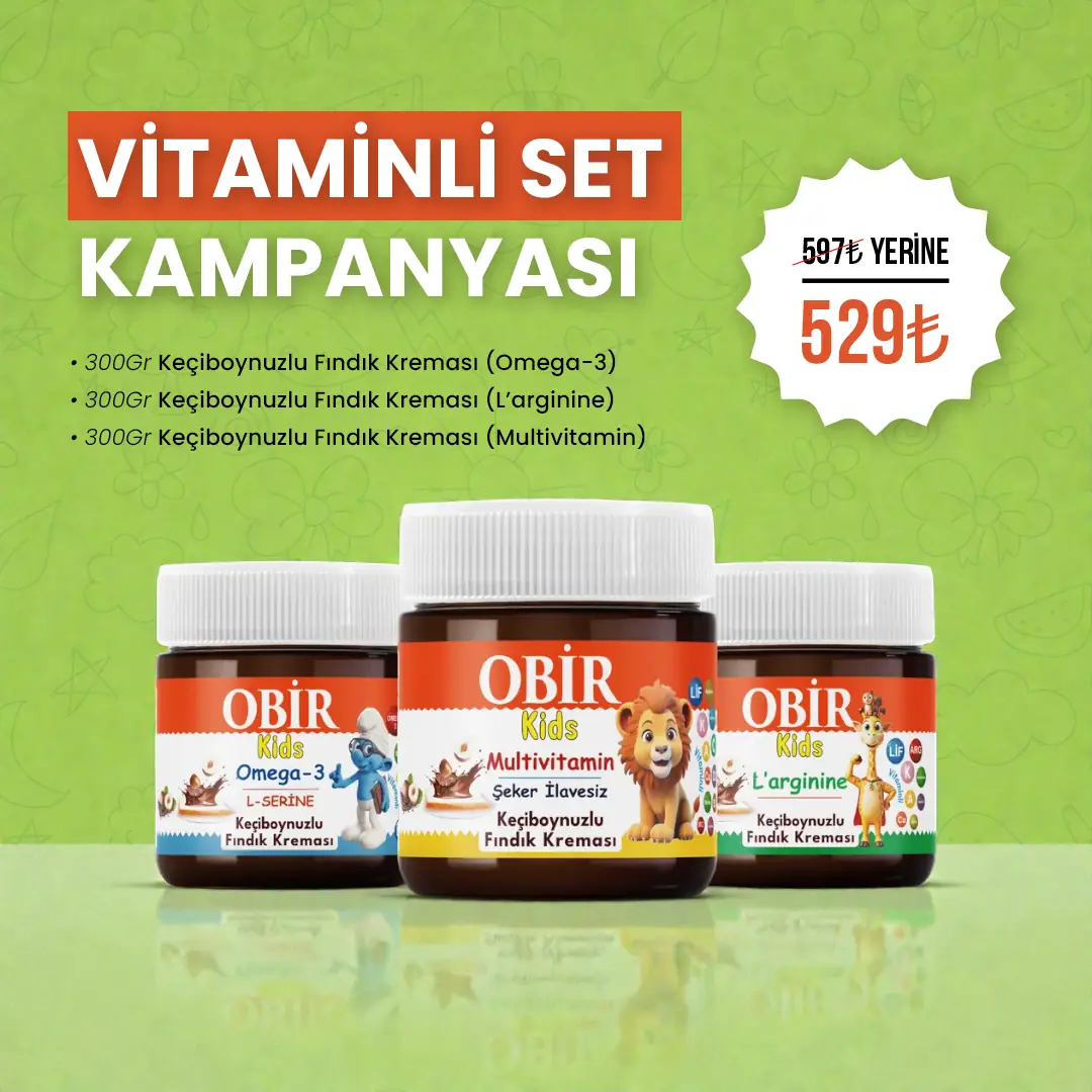 Obir Kids – Keçiboynuzlu Vitaminli Serisi – 529 TL