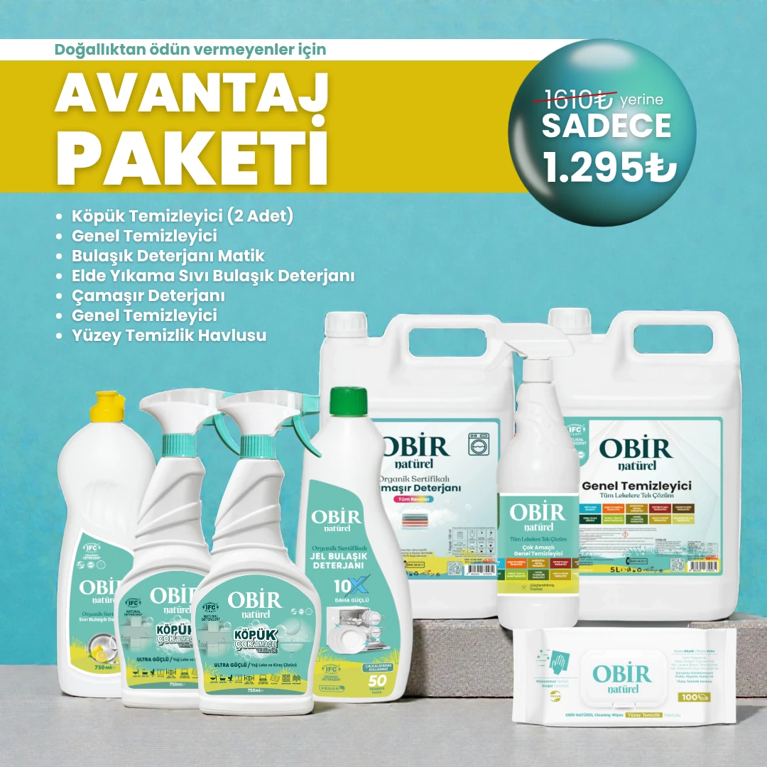 Doğa Dostu Temizlik ve Bakım Ürünleri | Obir Natürel
