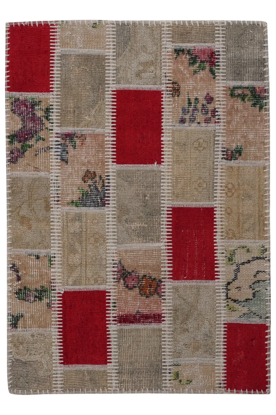 Naar Halı Patchwork Ptch 10 Renkli Modern El Dokuma Halı