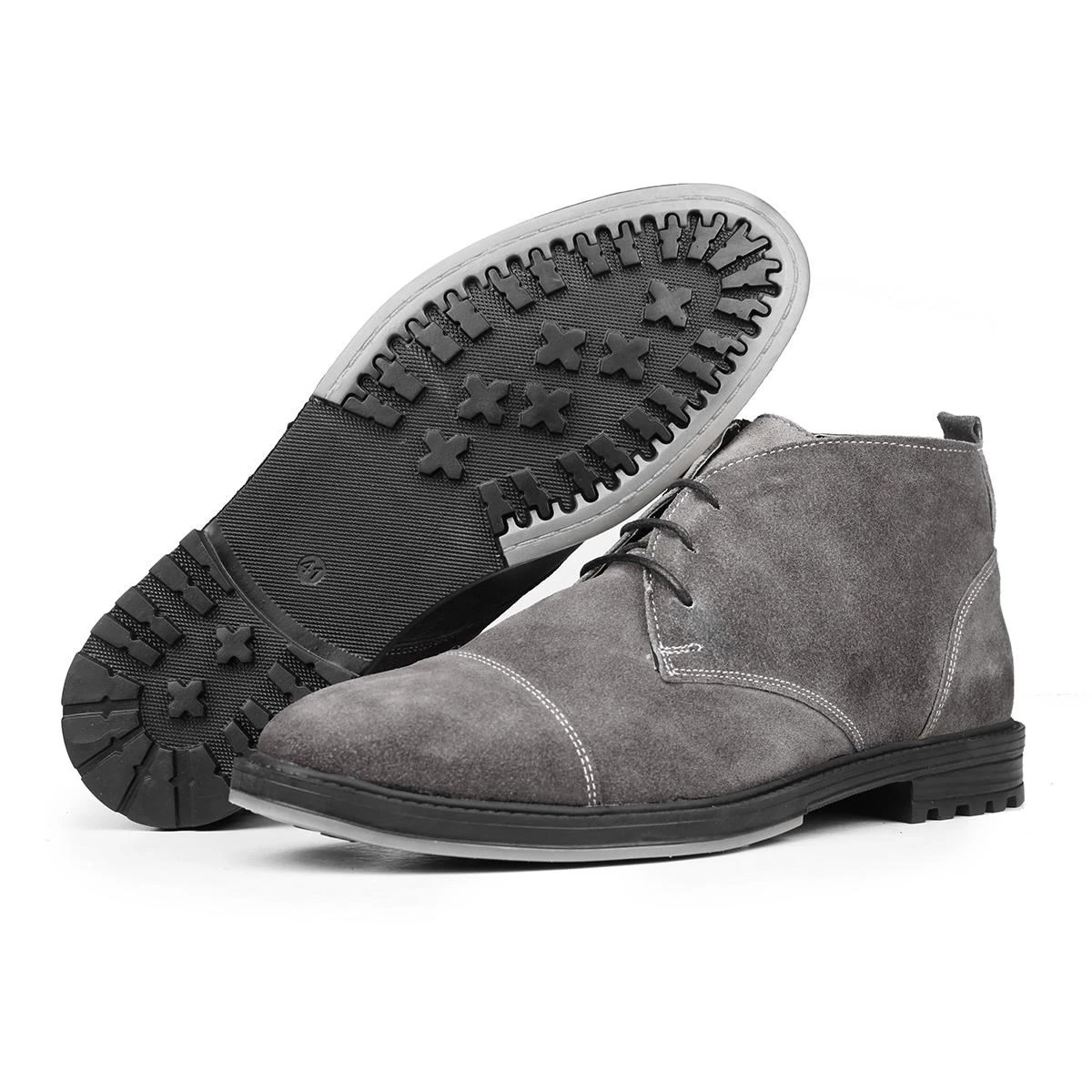 Ducavelli Masquerade Genuine Leather Non-Slip Sole Casual Boots