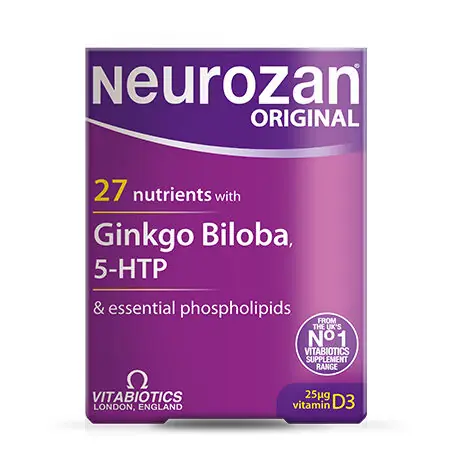 VITABIOTICS Neurozan Original Ginkgo Biloba + 5-HTP Takviye Edici Gıda ...