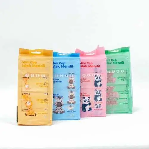 KRD HOME Mini Cep Tipi Islak Mendil 64 Adet (8 x 8'li) – Cep Mendili, Islak Havlu, Hijyenik ...