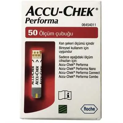 ROCHE Accu-Chek Performa Şeker Ölçüm Çubuğu 50 Adet Test Strip Satın Al ...