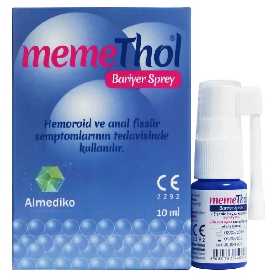 ALMEDİKO Memethol Hemoroid Bariyer Sprey 10 ml Satın Al ⭐ Fiyat, Yorum ...