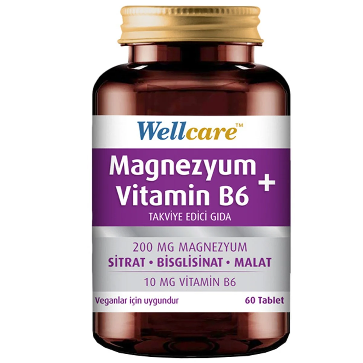 WELLCARE Magnezyum + Vitamin B6 Takviye Edici Gıda 60 Tablet Satın Al ⭐ Fiyat, Yorum, Kampanya ...
