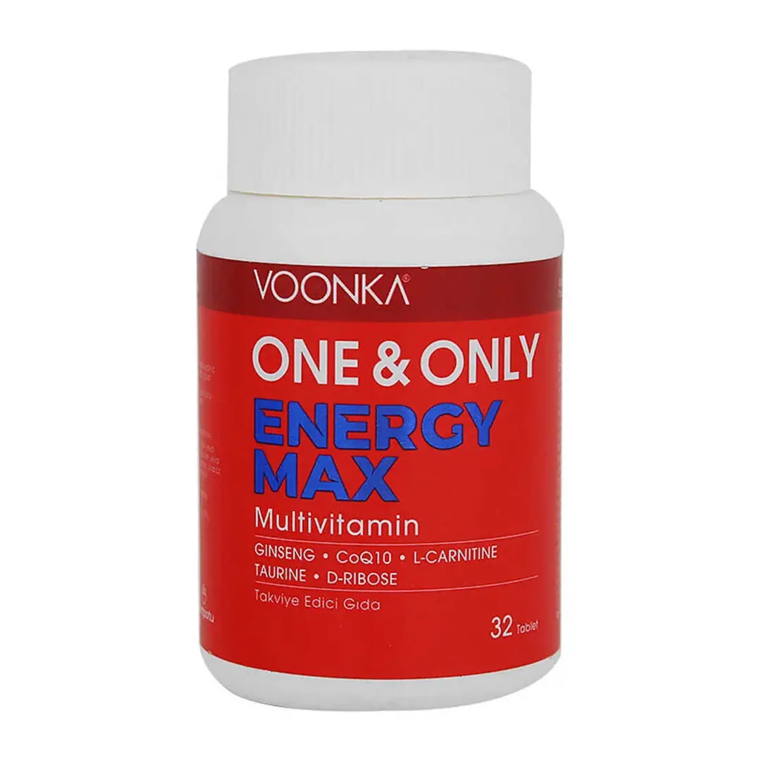 VOONKA One & Only Energy Max Multivitamin Takviye Edici Gıda 32 Tablet ...