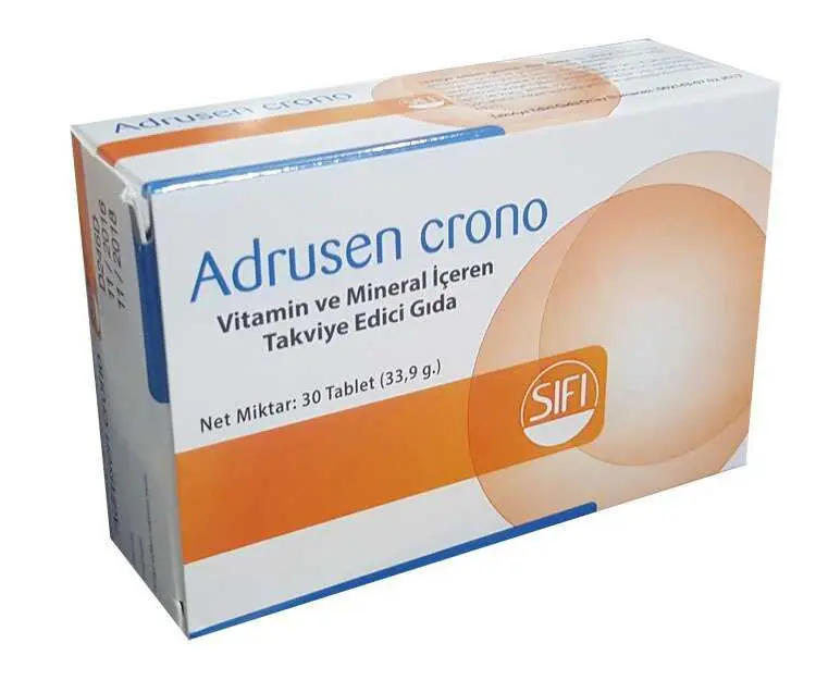 ADRUSEN Crono Takviye Edici Gıda 30 Tablet Satın Al ⭐ Fiyat, Yorum ...