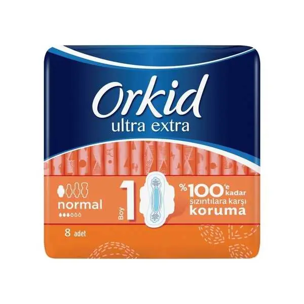 ORKID Ultra Extra Hygienic Normal Pad No:1 8 Pieces Price, Reviews, Buy