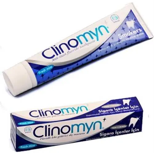 CLINOMYN Fresh Mint Diş Macunu Sigara İçenler için Taze Nane 75 gr ...