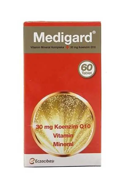 MEDİGARD Vitamin Mineral Compleks CoQ10 Takviye Edici Gıda 60 Tablet ...