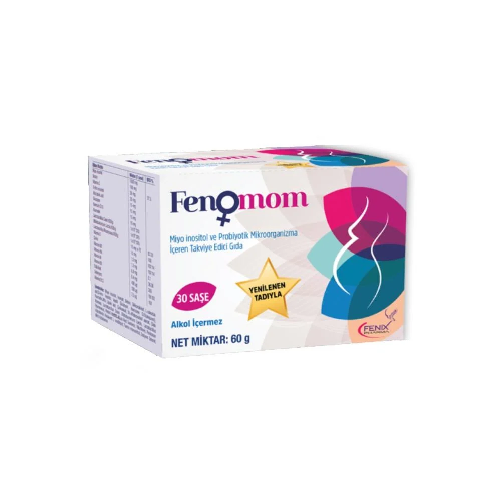 FENIX PHARMA Fenomom 30 Saşe + Omega-3 30 Kapsül Satın Al ⭐ Fiyat, Yorum, Kampanya - Limonzi.com'da!