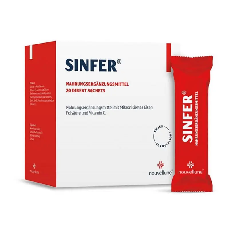 NOUVELLUNE Sinfer Takviye Edici Gıda 20 Saşe Satın Al ⭐ Fiyat, Yorum ...