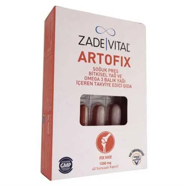 ZADE VİTAL Artofix Omega 3 Balık Yağı Takviye Edici Gıda 40 Yumuşak ...