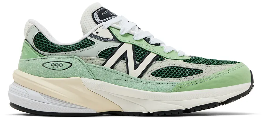 New Balance 990v6 MiUSA Avocado Natural Mint
