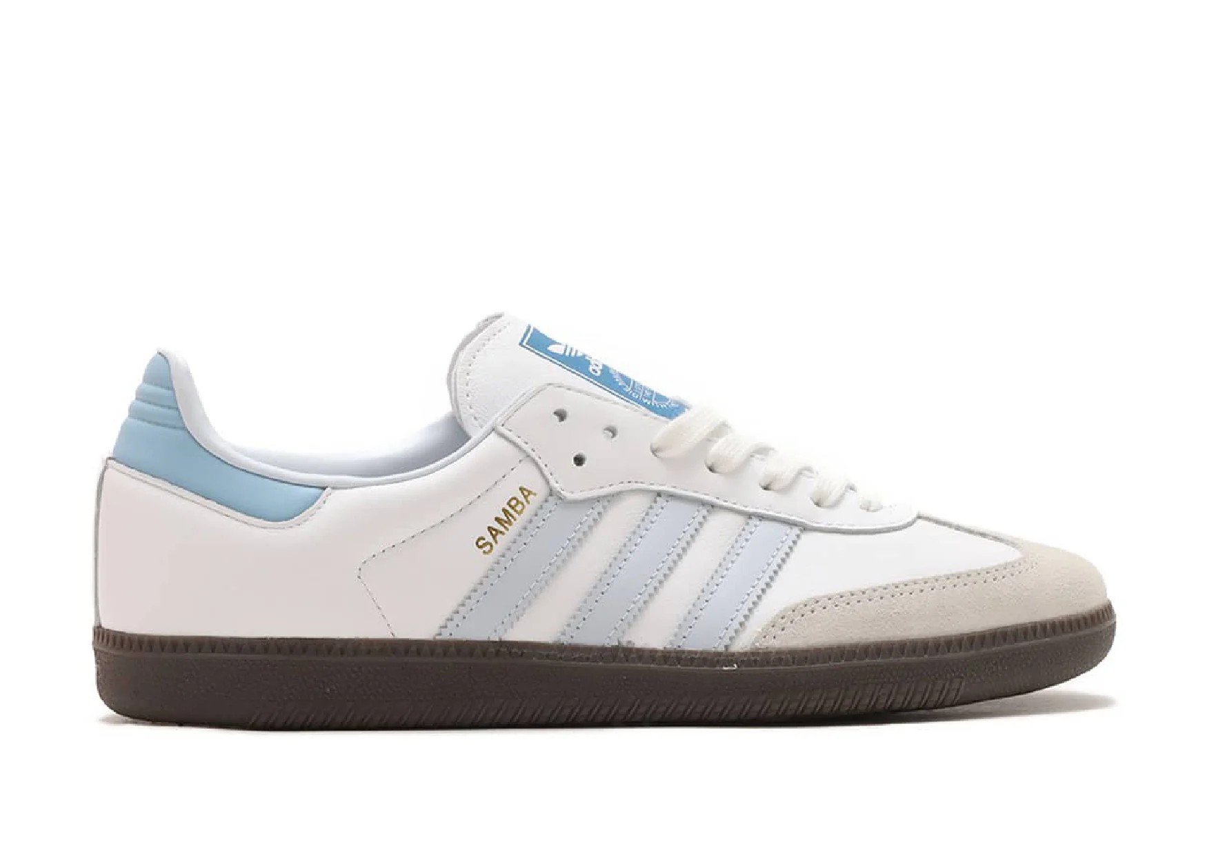 Adidas Samba OG White Halo Blue Adidas Samba OG White Halo Blue