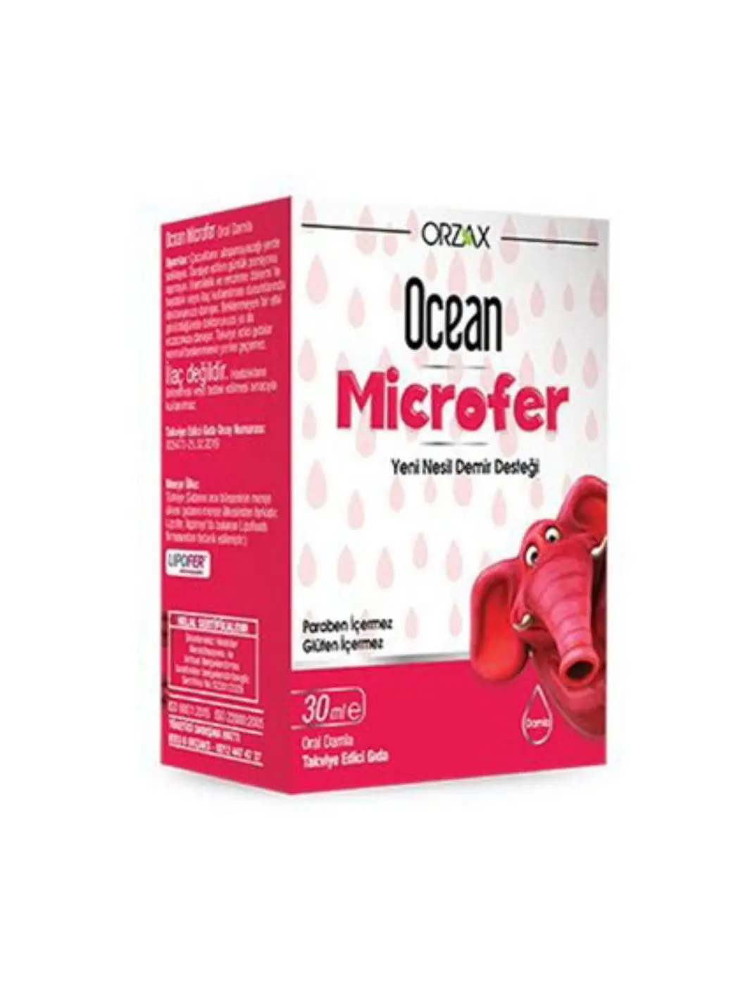 Orzax Ocean Microfer Takviye Edici Gıda 30 ml – Damla