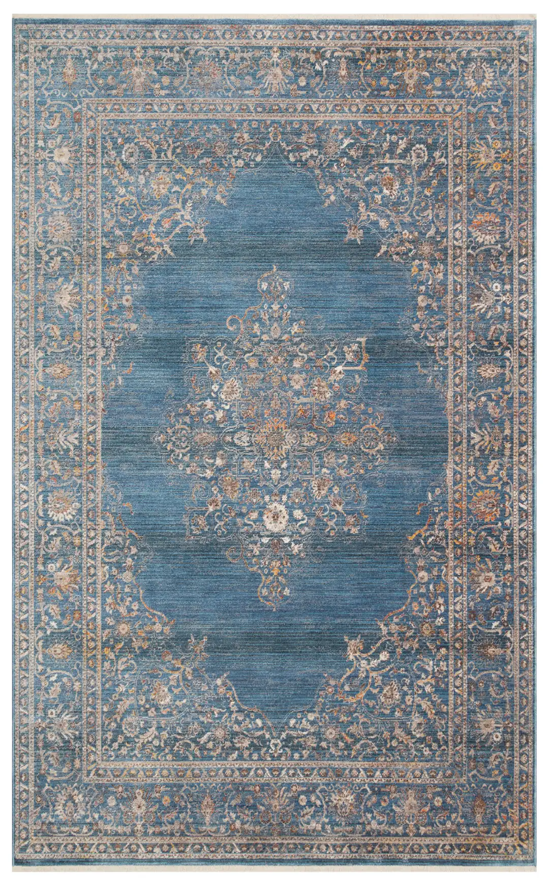 EMİRGAN HALI RUSTİK SERİSİ RS 13 NAVY - VİNTAGE ETNİK VE ESKİTME ...