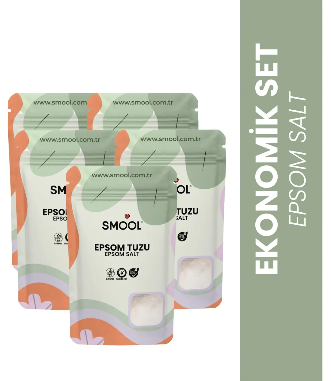 Epsom Tuzu (1000 GR) İngiliz Tuzu Magnezyum Sülfat Katkısız Doğal 1 Kg