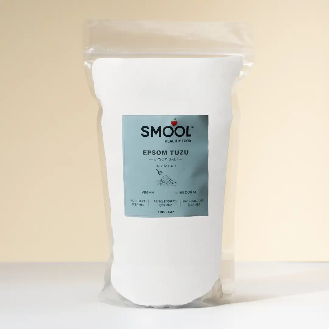 Epsom Tuzu (1000 GR) İngiliz Tuzu Magnezyum Sülfat Katkısız Doğal 1 Kg