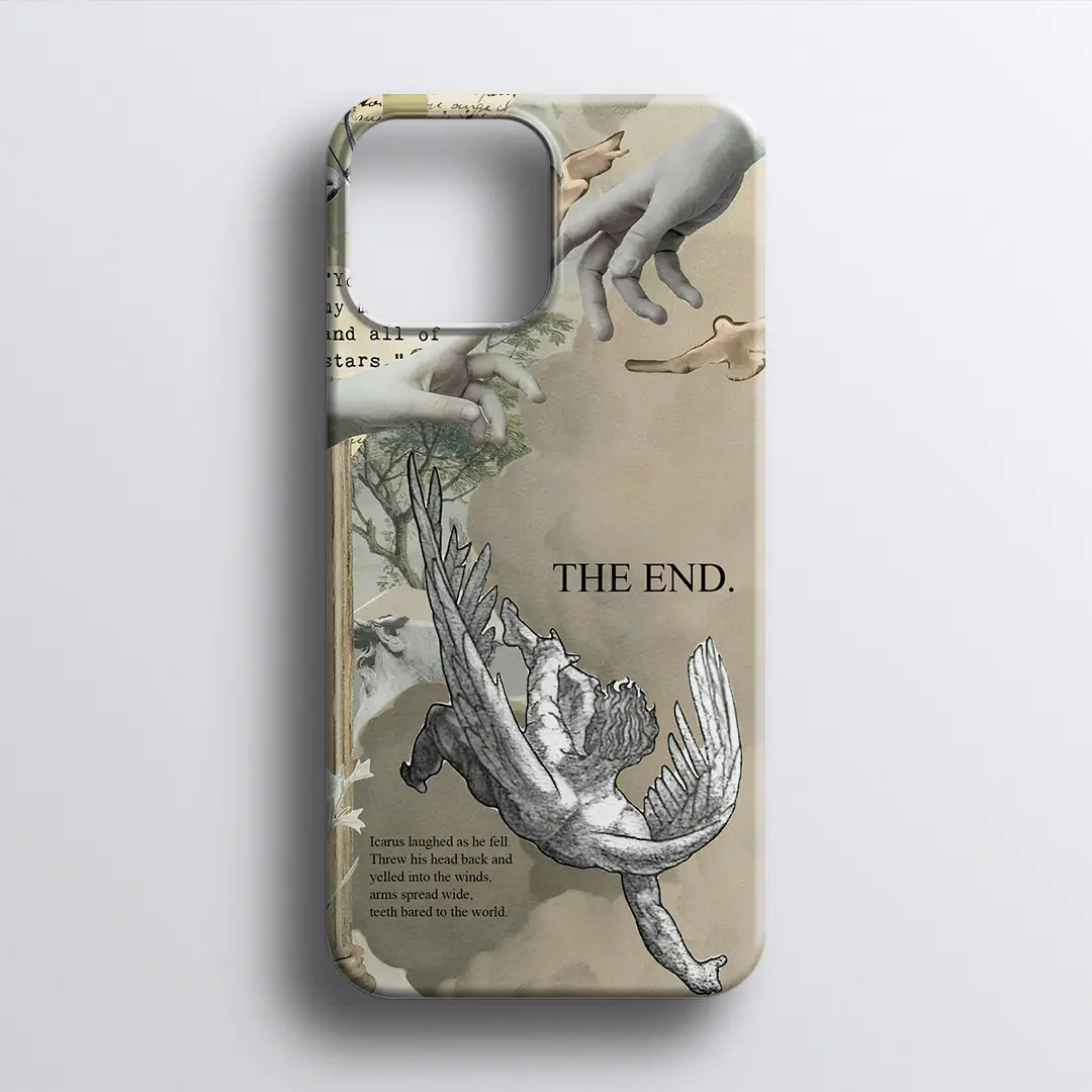 The End Yazılı Aesthetic Telefon Kılıfı