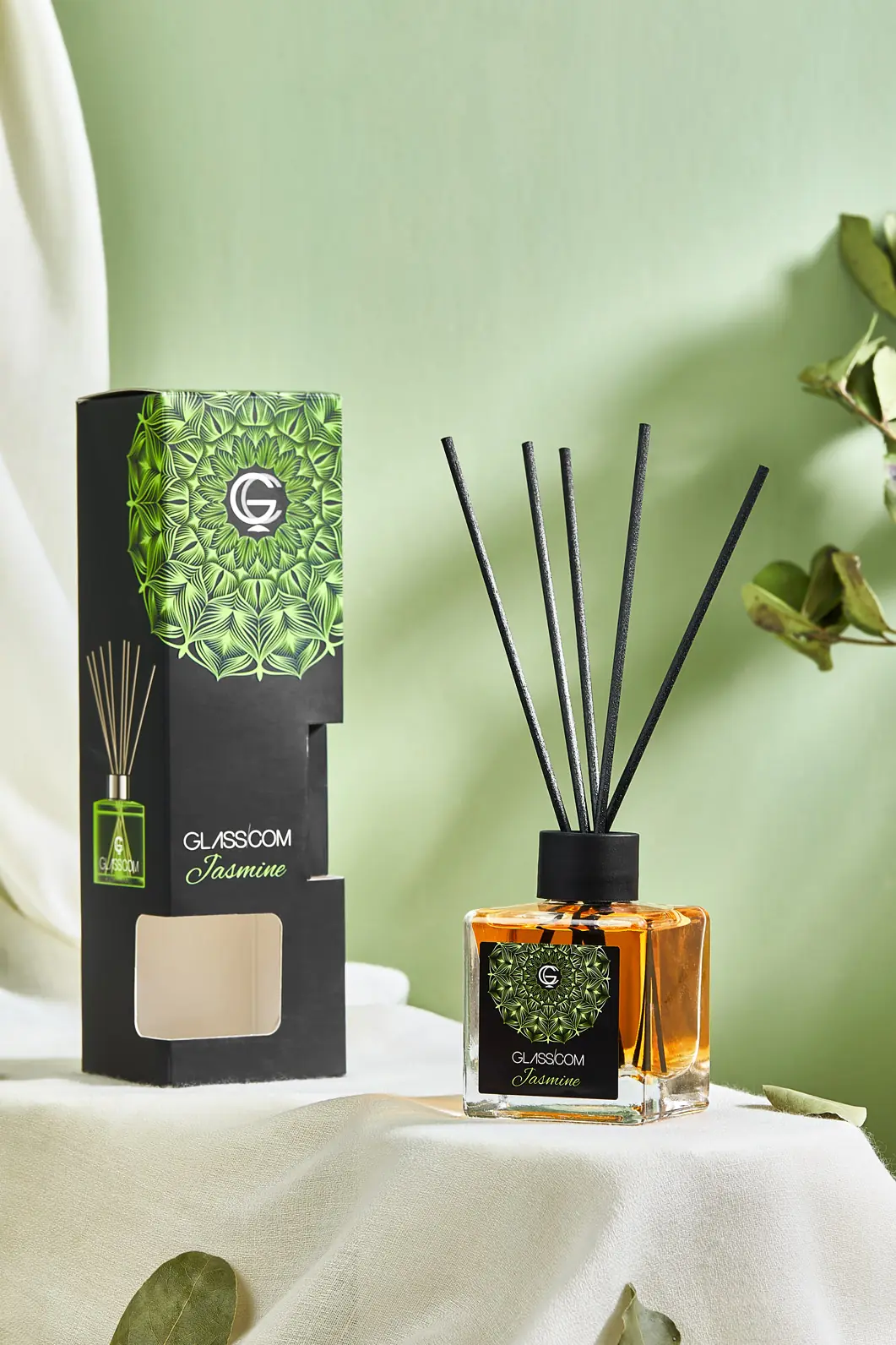 Reed Diffuser Jasmin Bambu Çubuklu Oda Kokusu - Lora Bianca