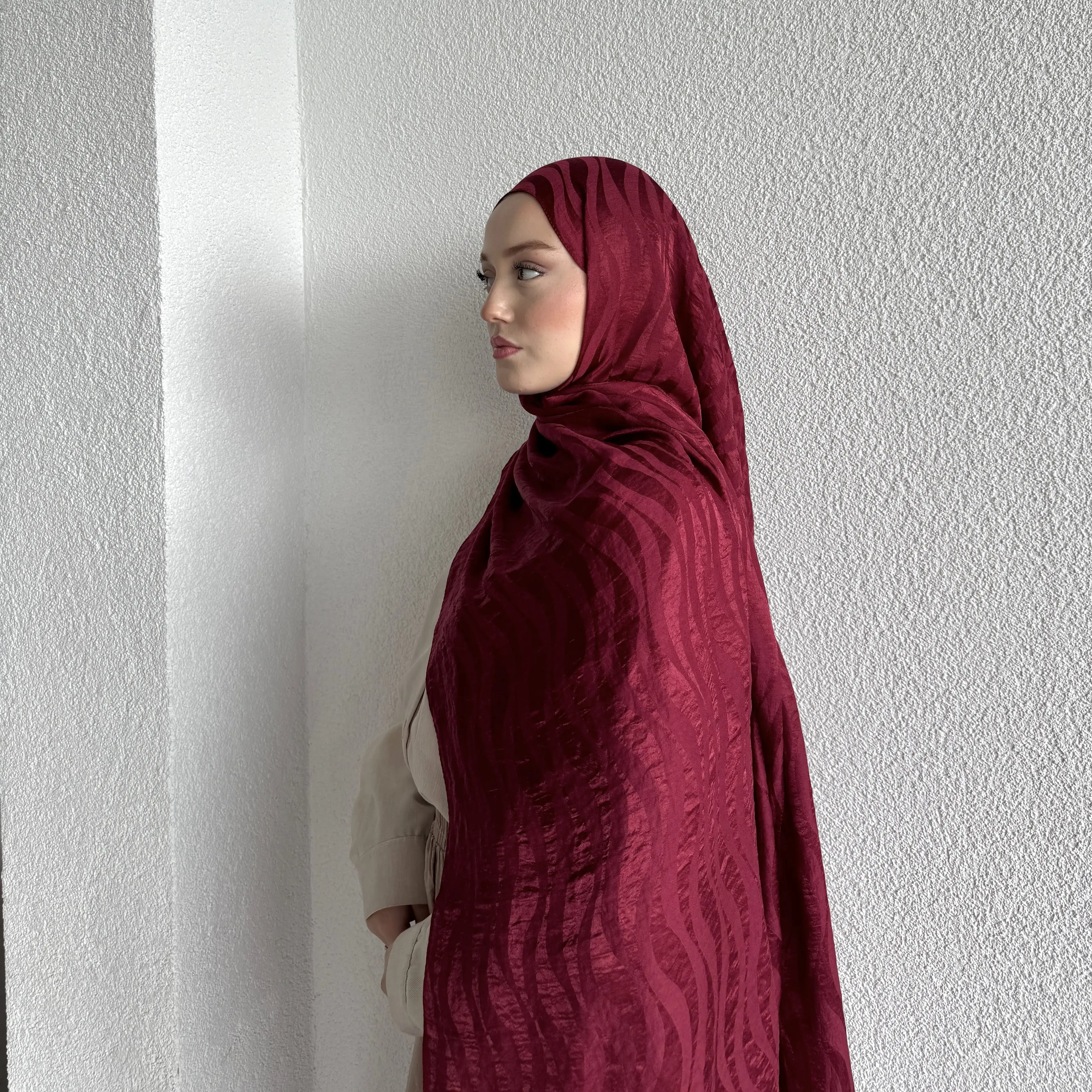 İPEKSİ JAKAR DALGA DESEN ŞAL