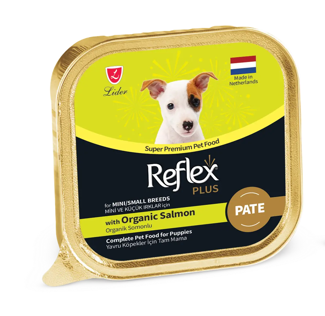 Reflex Plus Pate Organik Somonlu Mini ve Küçük Irklar İçin Yavru Köpek ...