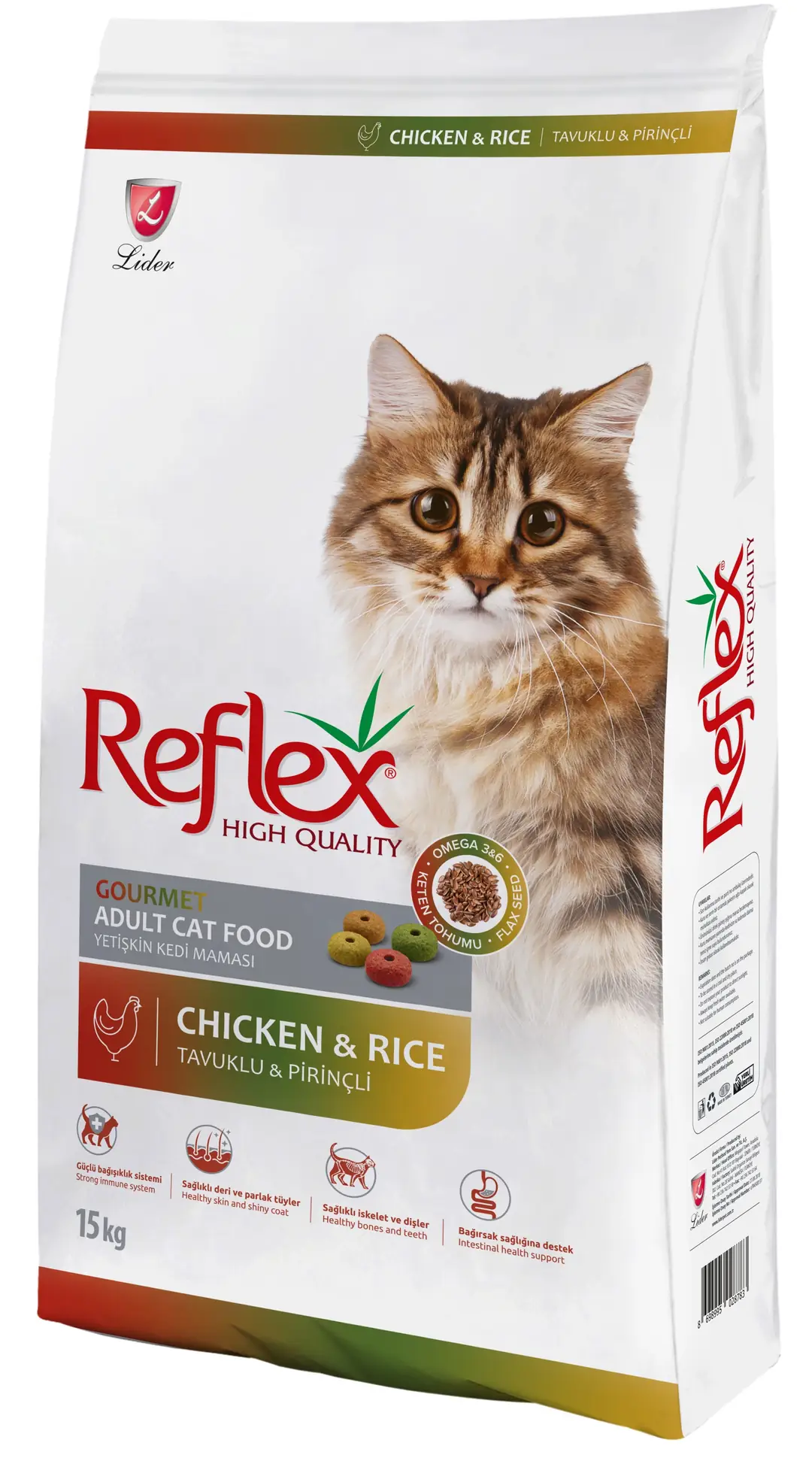 Reflex Multi Color Tavuk Etli Yetişkin Kedi Maması 15 Kg