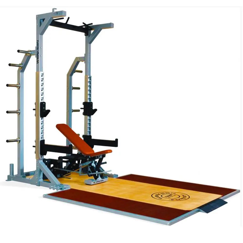 PRO HALF RACK +PLATFORM +ADJUSTABLE BENCH