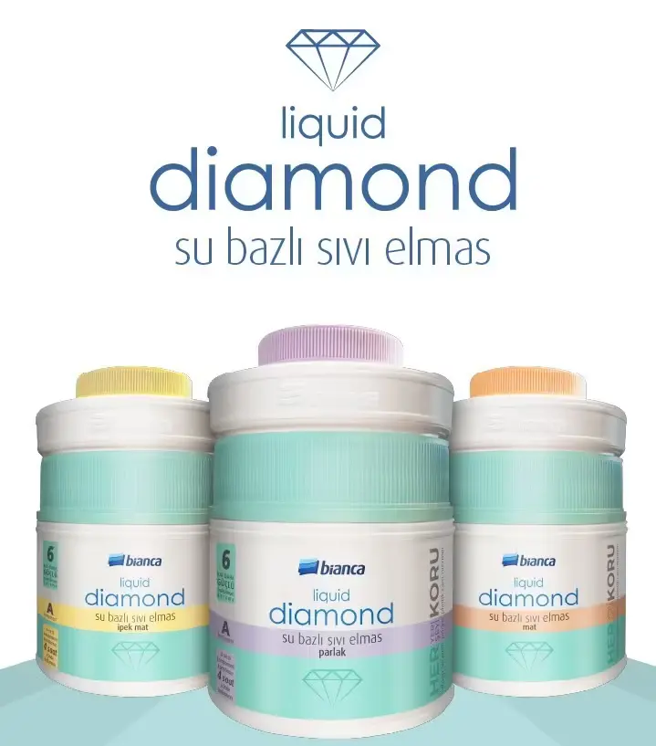 Bianca Liquid Diamond (Sıvı Elmas) Su Bazlı Kokusuz Ekstra Dayanıklı ...