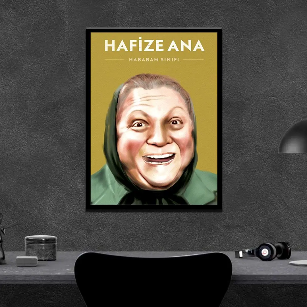Hafize Ana Ahşap Poster