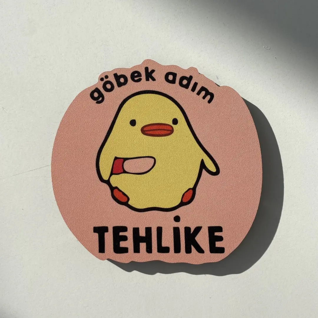 Bardak Altlığı - Göbek Adım Tehlike