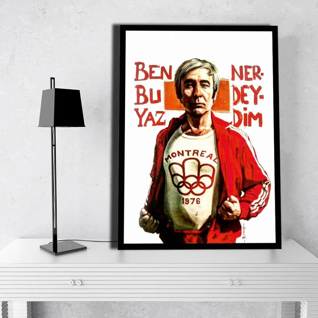Ben Bu Yaz Nerdeydim Ahşap Poster