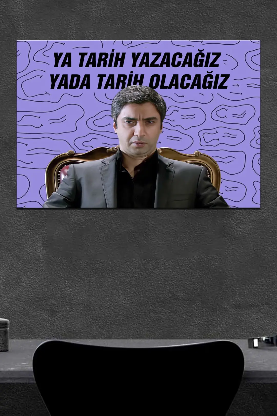 KVP Ya Tarih Yazacağız Ahşap Poster