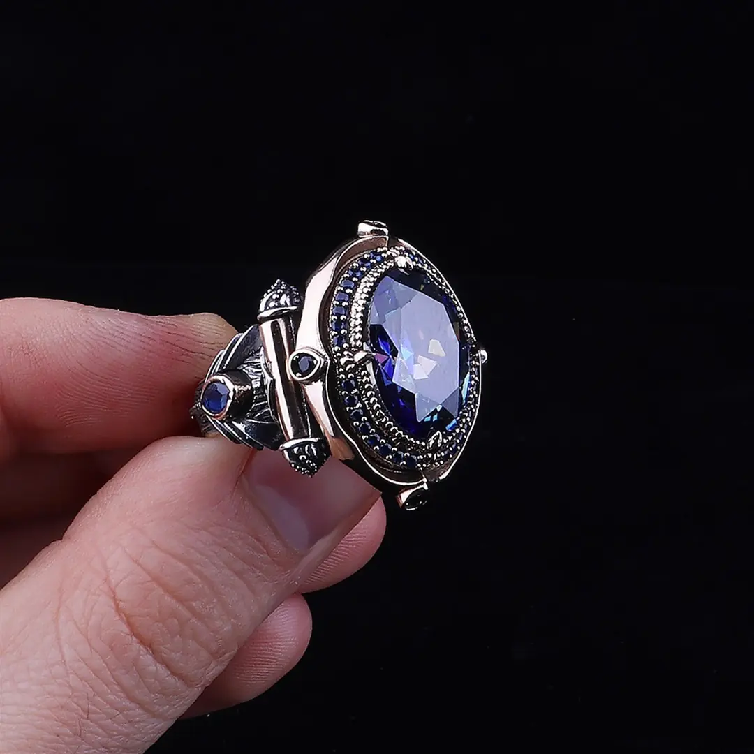 Memluk Sultanları Serisi Sultan Baybars Gümüş Yüzük - Vav Gümüş