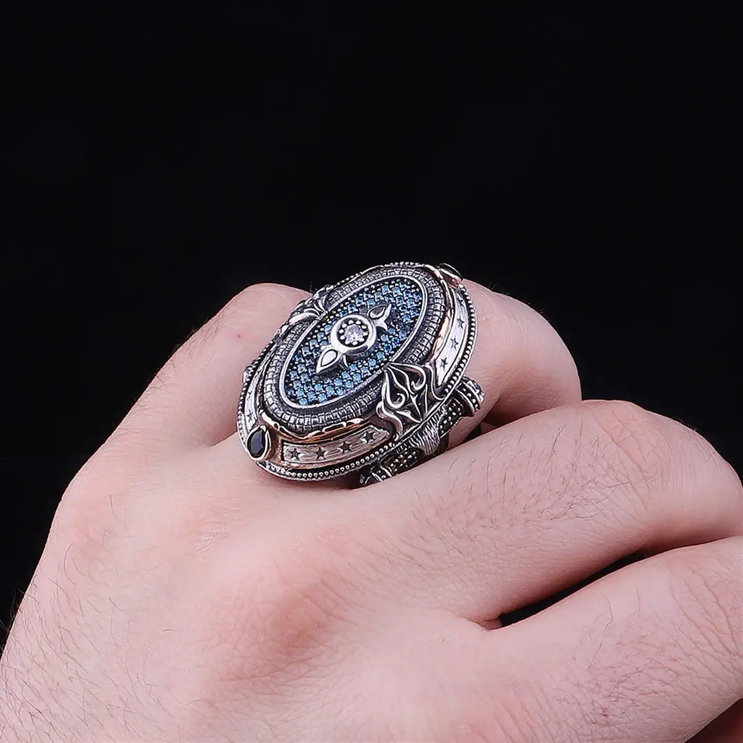 Memluk Sultanları Serisi Sultan Kutuz Gümüş Yüzük - Vav Gümüş