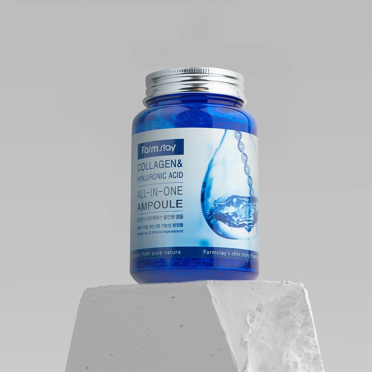 Farmstay Collagen & Hyaluronic Acid All-in-one Ampoule 250ml - Kolajen ...