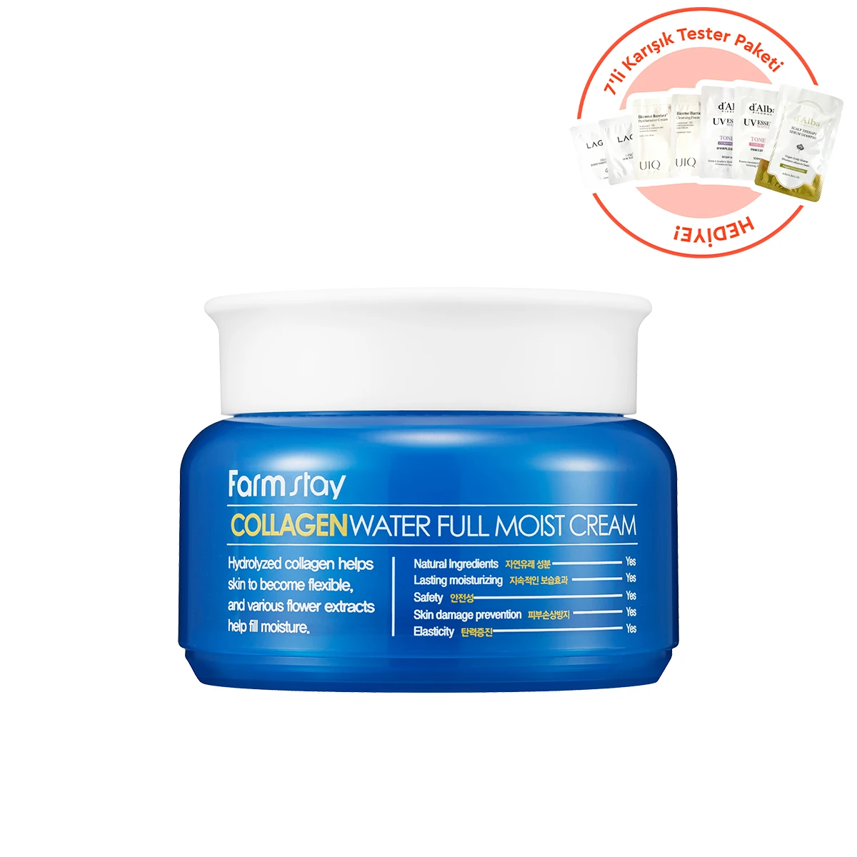 Farmstay Collagen Water Full Moist Cream 100gr - Kolajen İçeren ...