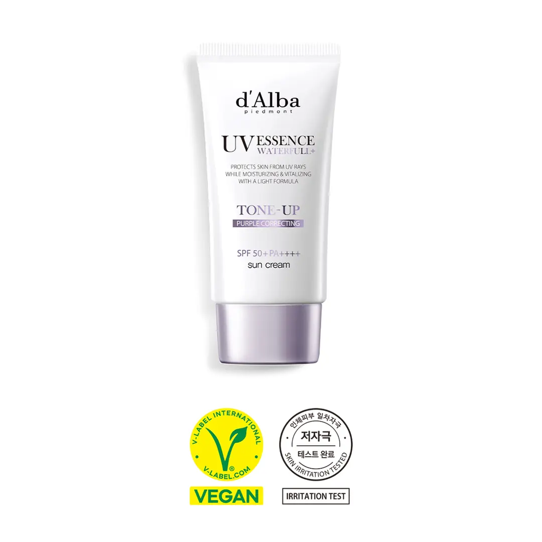d’Alba UV Waterfull Tone-Up Purple Sun Cream 50ml SPF 50+ PA++++ | Limonian