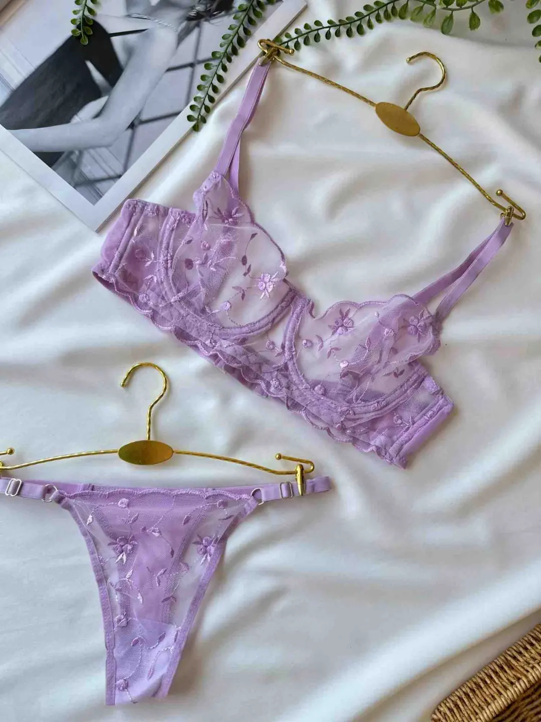 Lila Şık Bralet Set | ZYM Butik